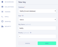 ReactからFaunaDBに接続する（サーバのJavaScript経由）